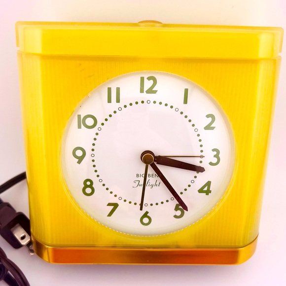westclox | Other | Westclox Big Ben Vintage Twilight Alarm Clock W ...